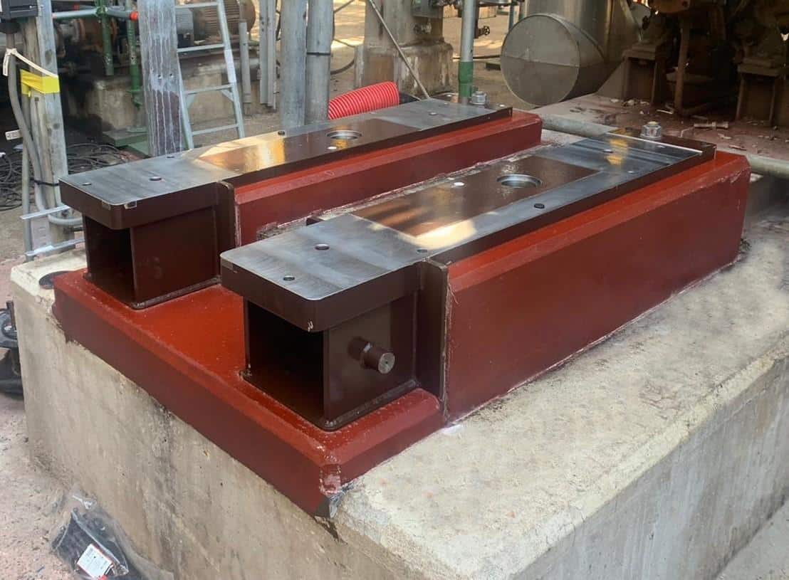 Replacing electric motor on existing base frame - EMHA